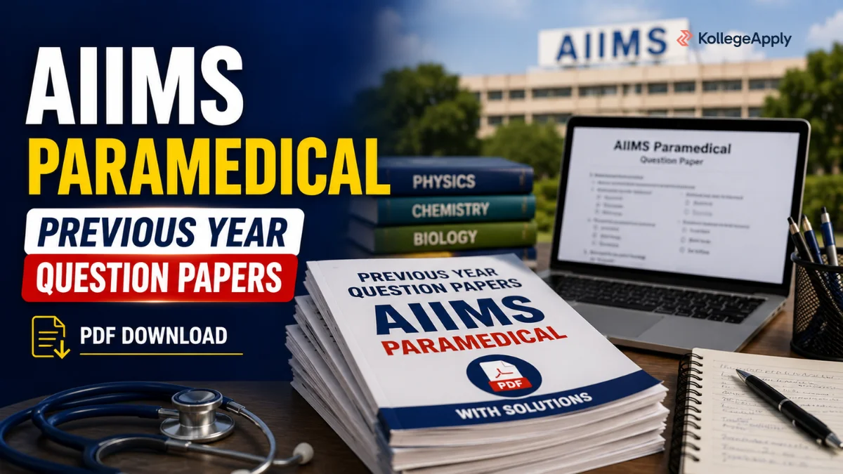 AIIMS Paramedical Previous Year Question Papers PDF Download
